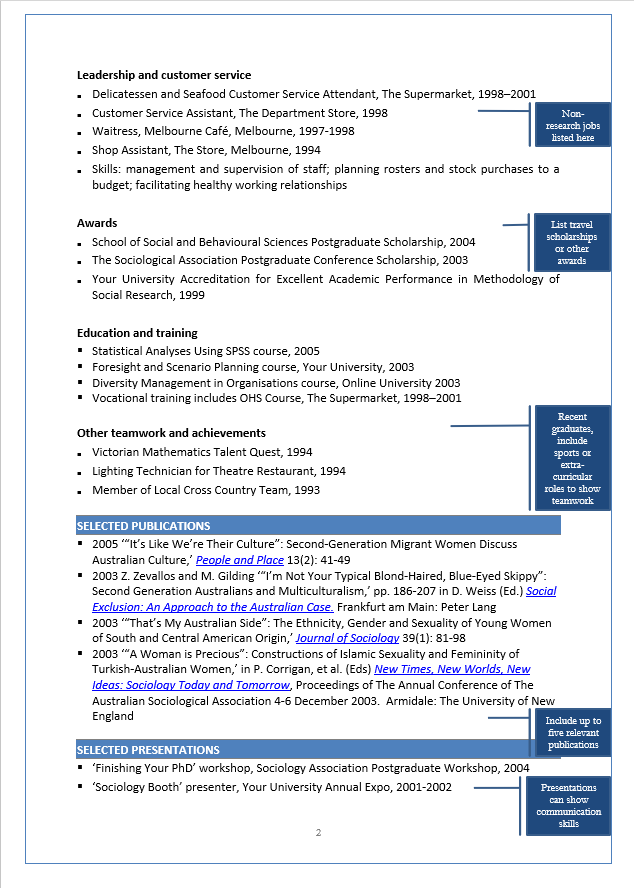 Writing a CV and Resume for Applied Sociology Jobs – Sociology at Work